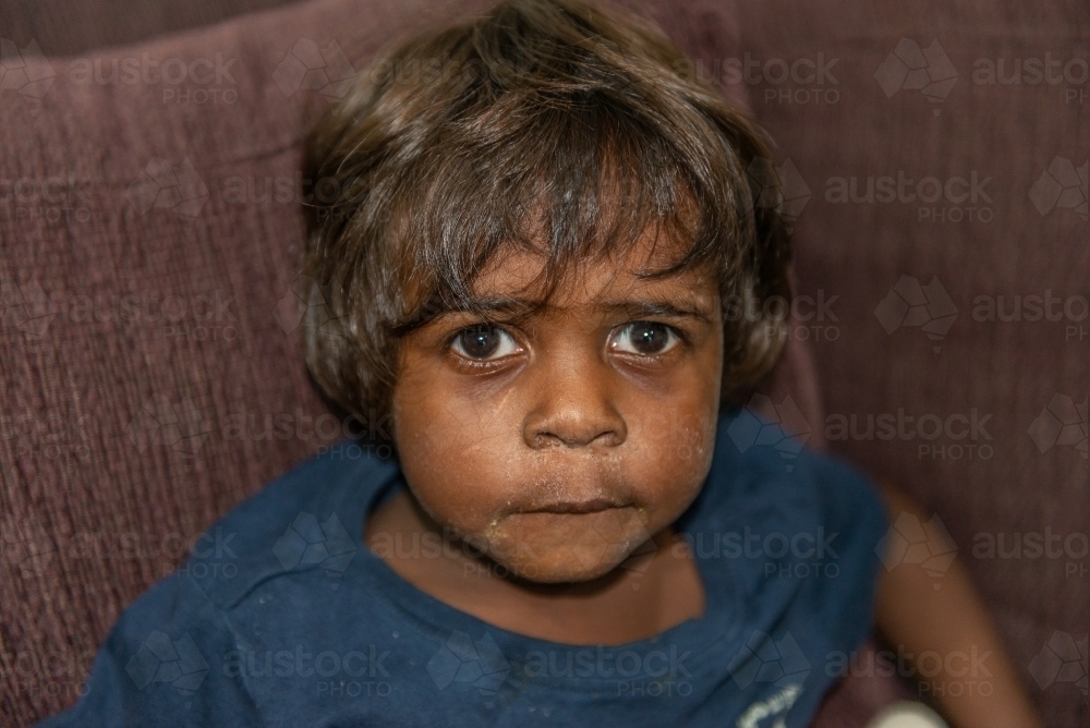 Image of Aboriginal preschool child - Austockphoto
