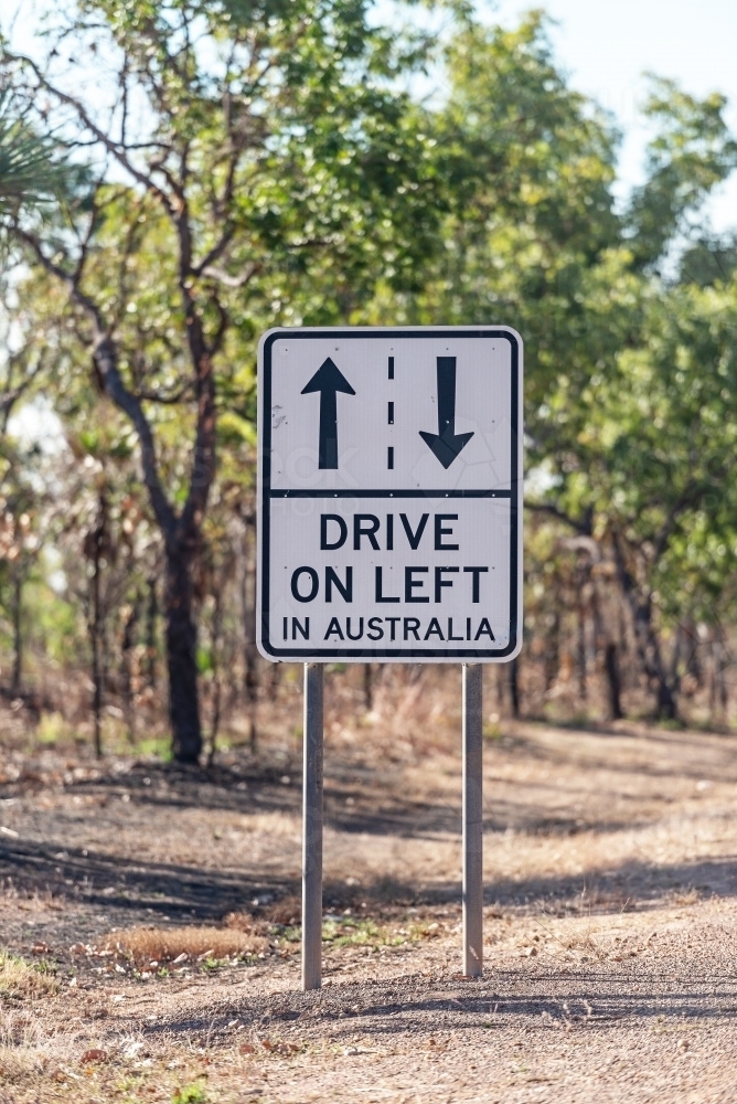 Image of Australian Road sign - Austockphoto