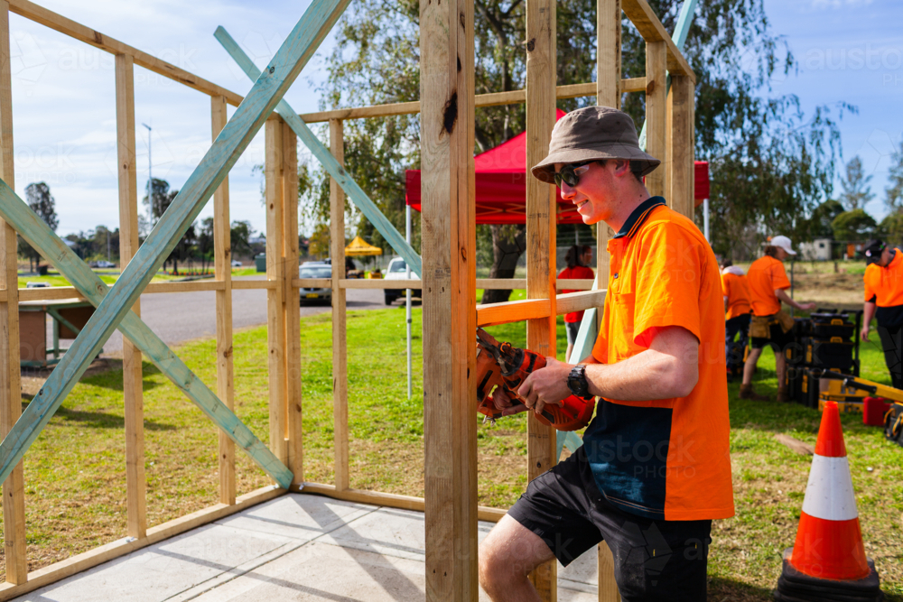 Image of Australian teen trade apprentice during hands on learning ...