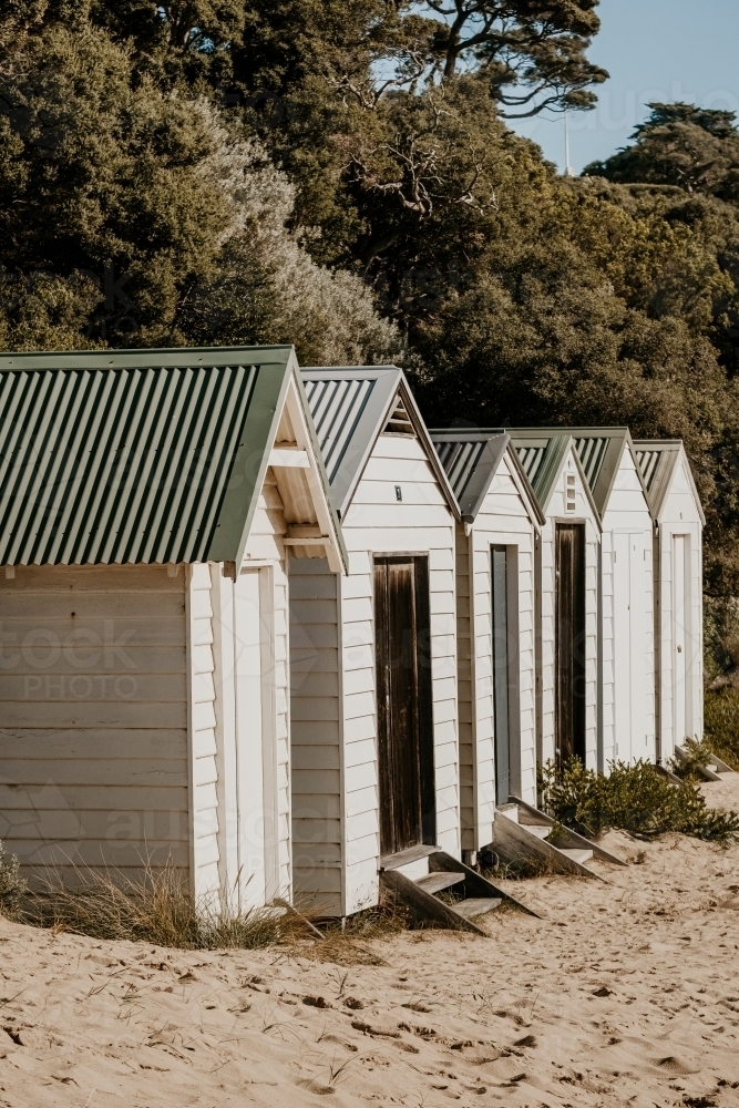 Image of Bathing boxes. - Austockphoto