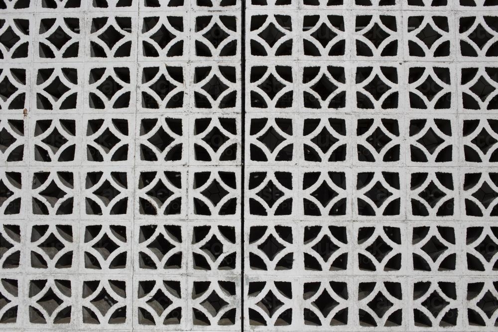 Image of Breeze Blocks - Austockphoto