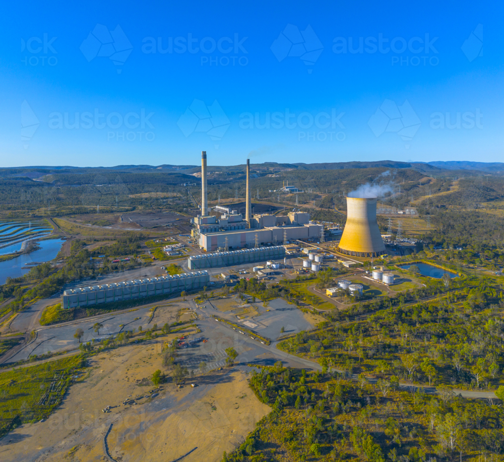 Image of Callide Power Station Near Biloela, Queensland, Australia ...