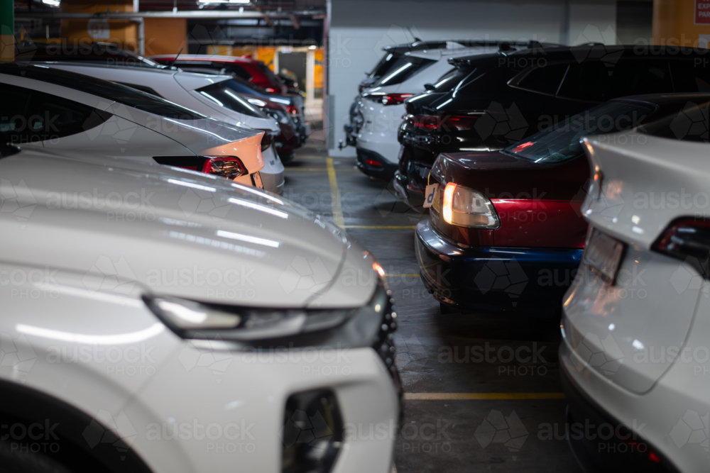 Image of car park - Austockphoto