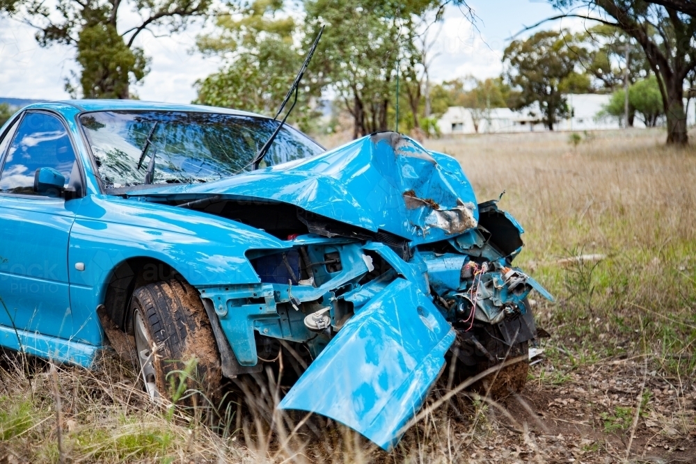 Smashed Up Car