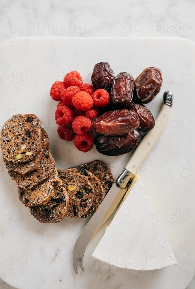 Image of Cheese and fruit. - Austockphoto
