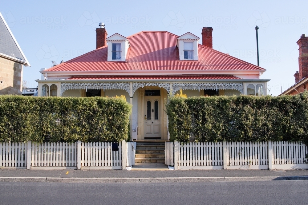 Image of Colonial house, Hobart - Austockphoto