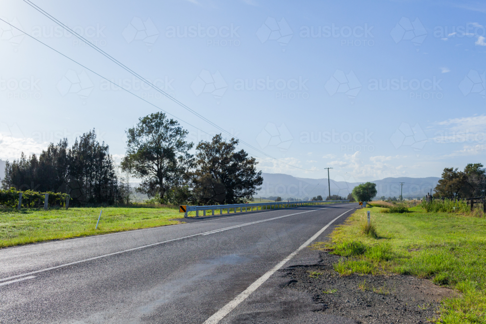 Image of Country road in Wine region of Hunter valley NSW, Australian ...