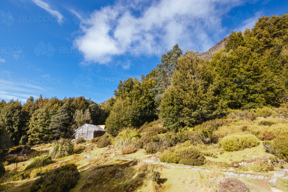 Image of Du Cain Hut built by Patrick Joseph ‘Paddy’ Hartnett on the ...