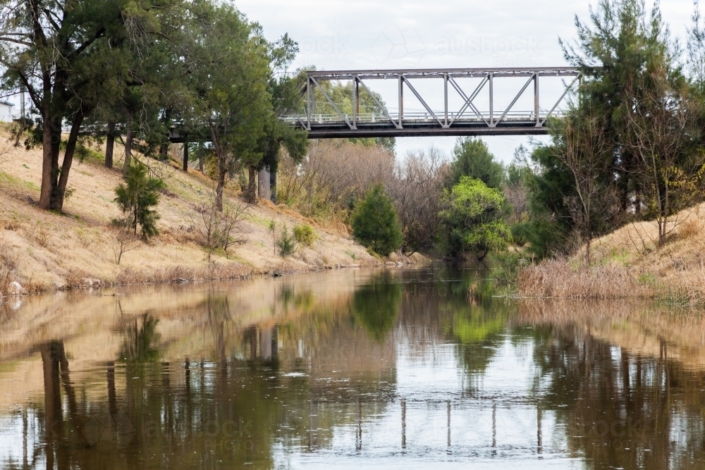 Image of Dunolly Ford Bridge in Singleton over the Hunter River ...