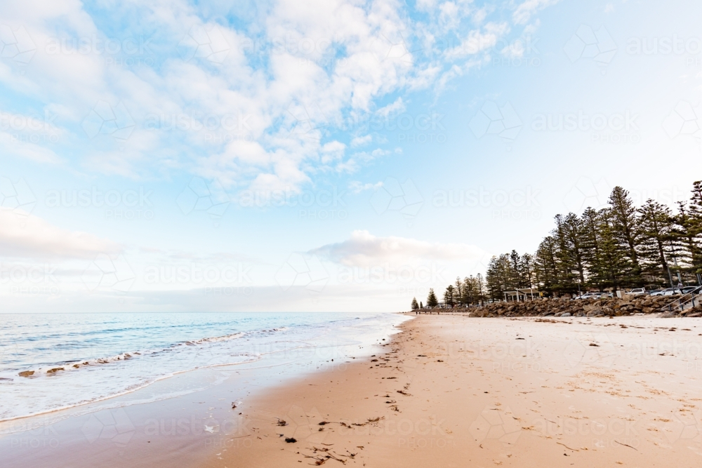 Image of Early morning along Brighton Beach in South Australia ...