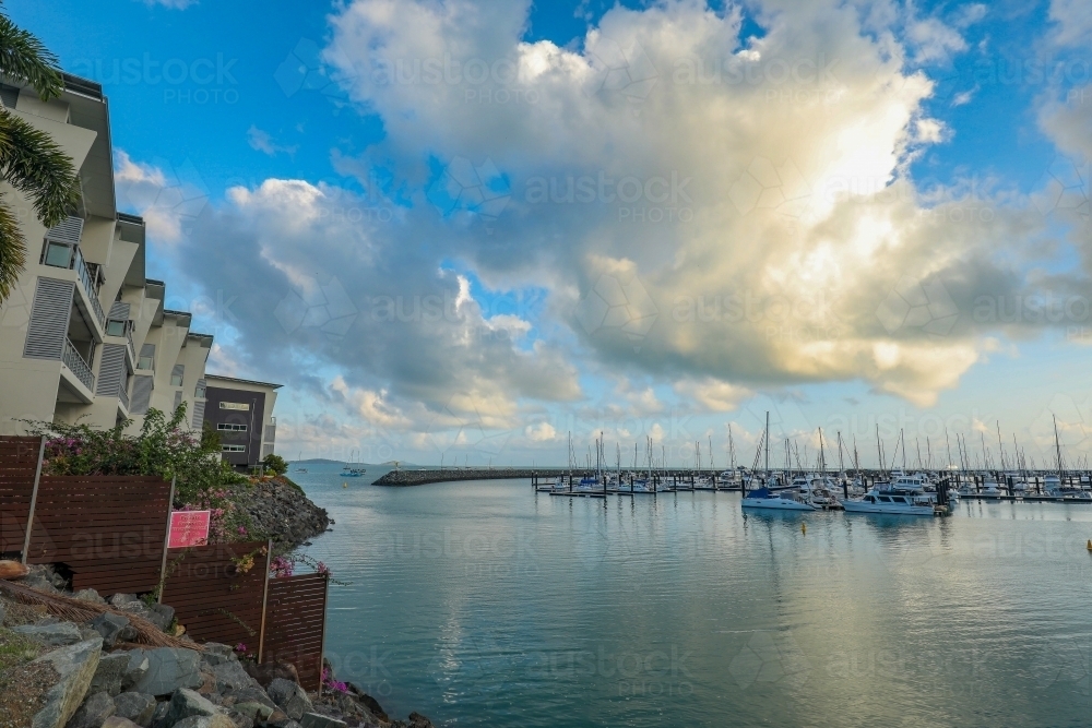 Image of Early morning at Coral Sea Marina in the Whitsundays ...