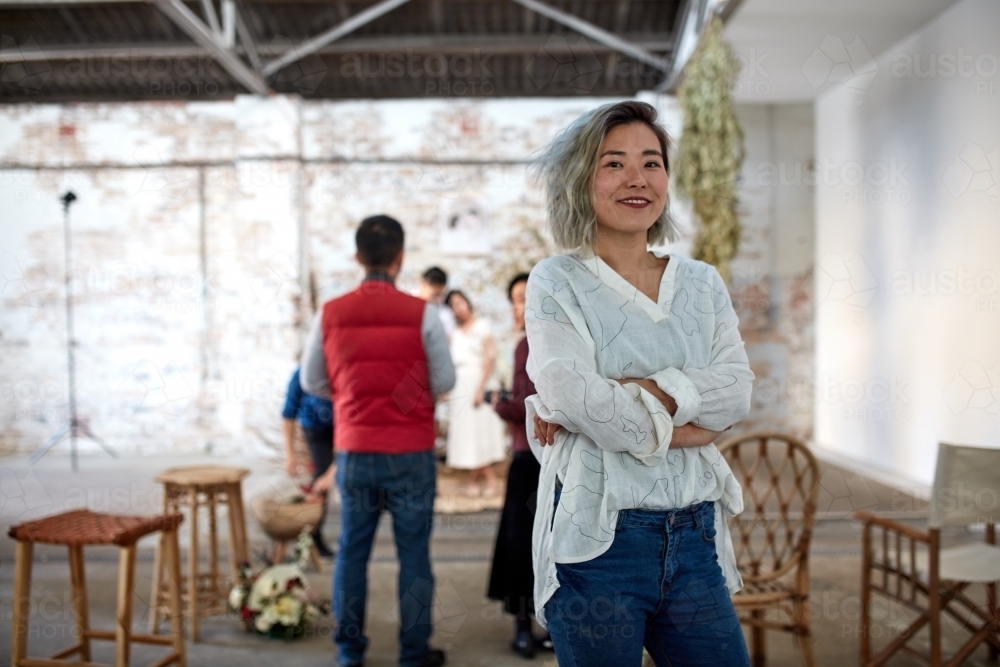 Image of Event coordinator planning styled photoshoot - Austockphoto