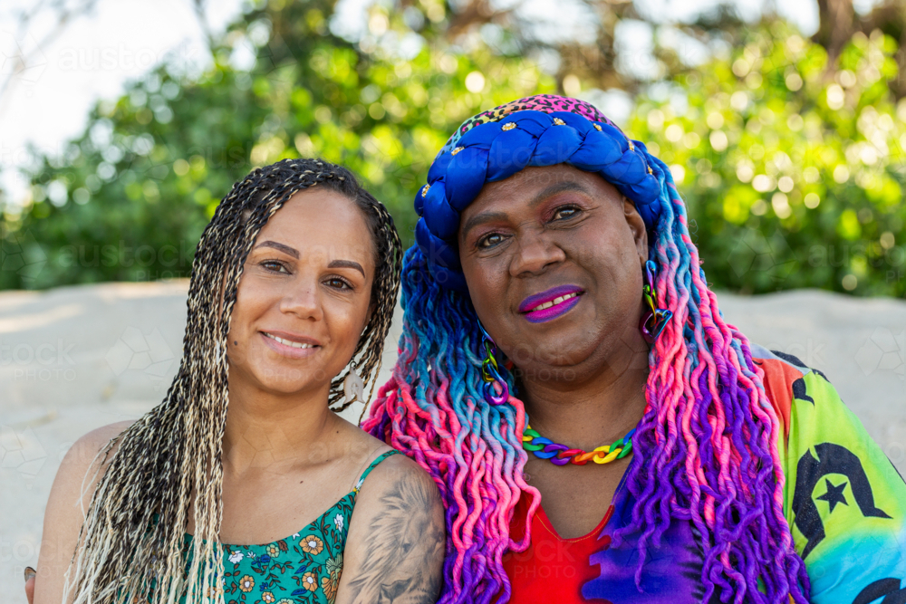 Image of First Nations Australian Torres Strait Islander adult woman ...