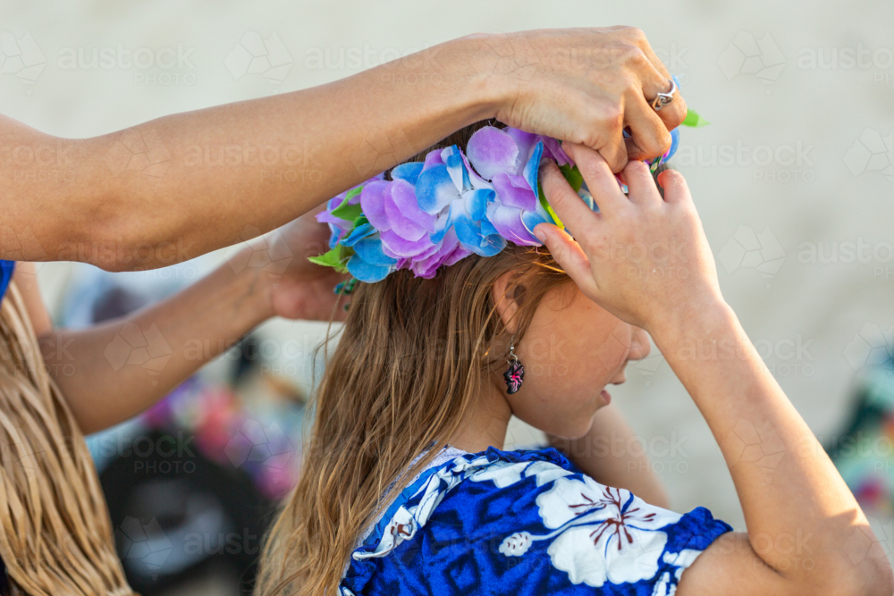 Image of First Nations Australian Torres Strait Islander getting ...
