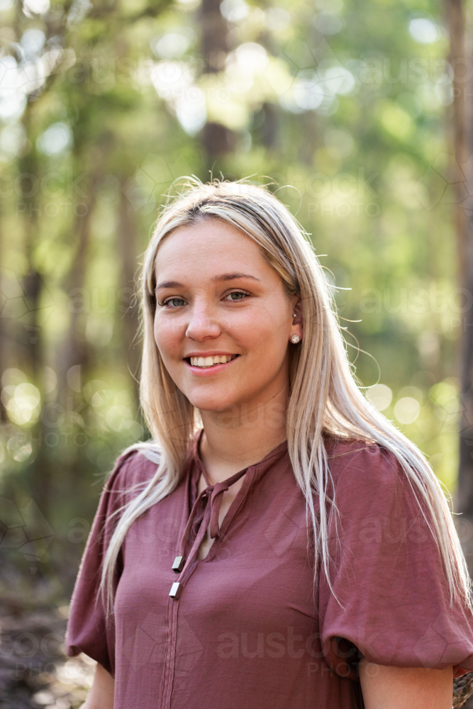 Image of First Nations Australian Wonnarua Aboriginal woman portrait in ...