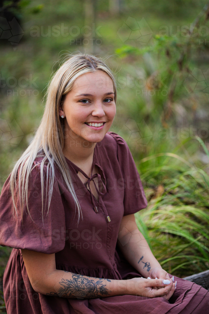 Image of First Nations Australian Wonnarua Aboriginal woman portrait in ...