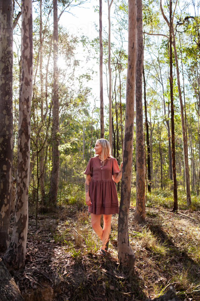 Image of First Nations Australian Wonnarua Aboriginal woman portrait in ...