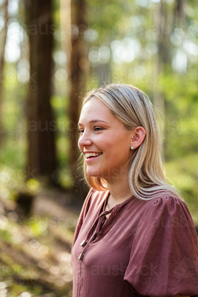Image of First Nations Australian Wonnarua Aboriginal woman portrait in ...