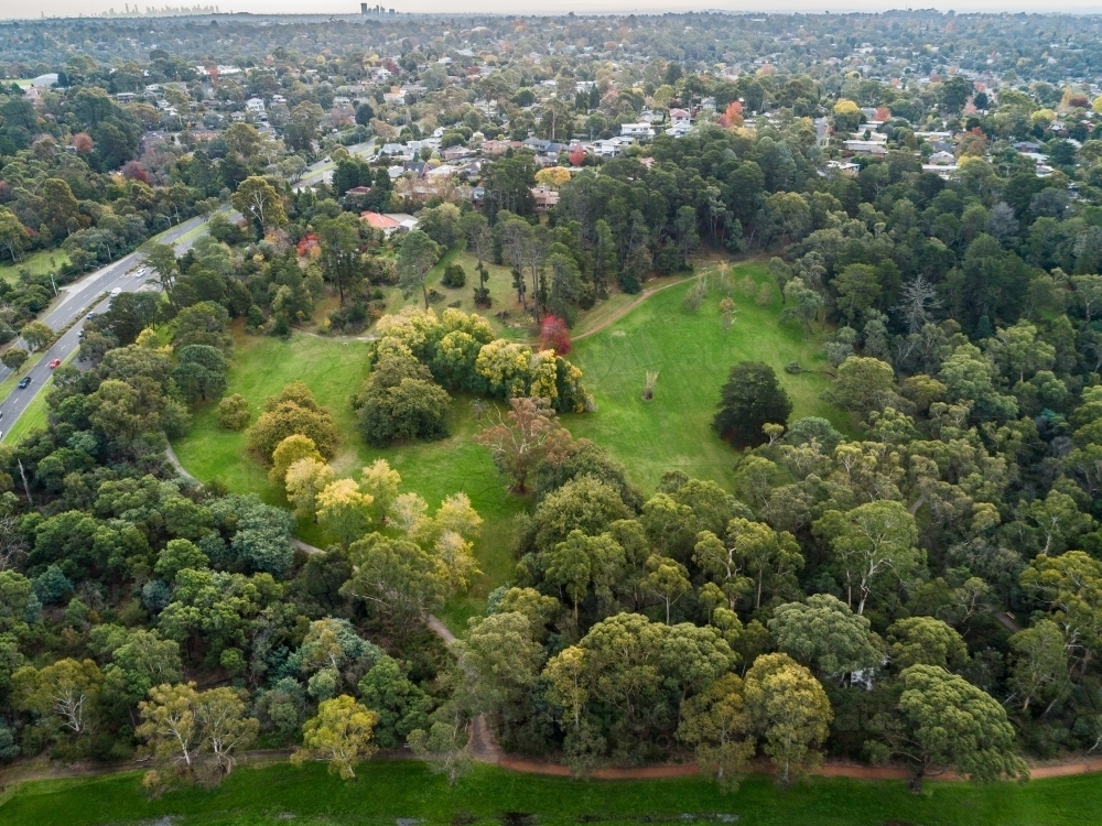 Image of Green recreation park space in city called Campbells Croft ...