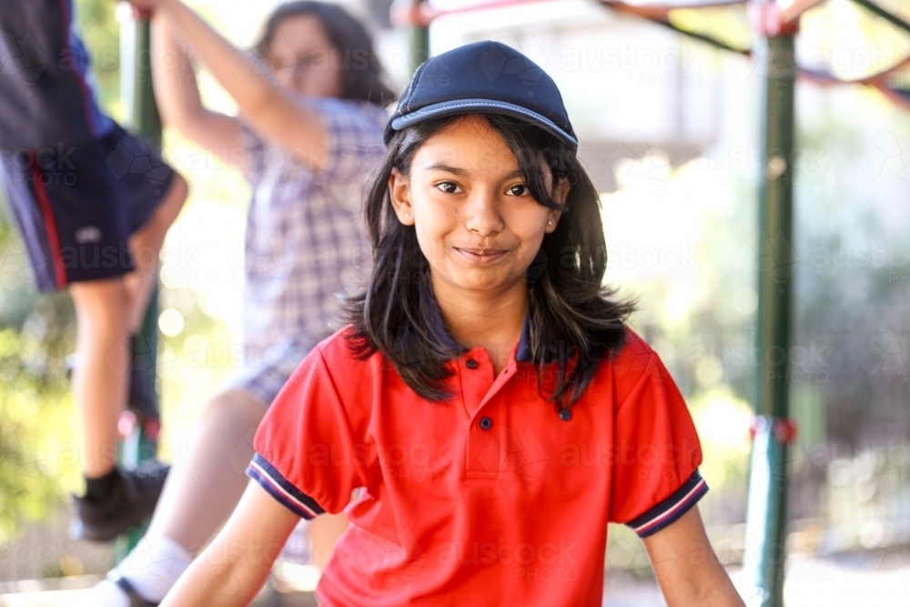 Image of Happy primary school student - Austockphoto