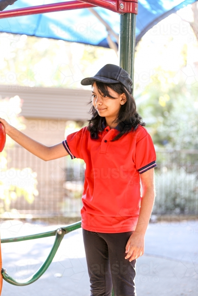 Image of Happy primary school student - Austockphoto