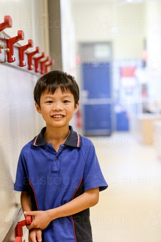 Image of Happy primary school student - Austockphoto