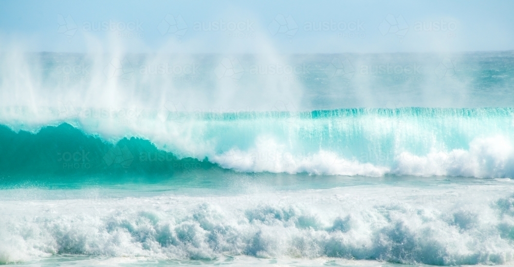 Image of Heavy swell conditions on a surf day at the Gold Coast ...