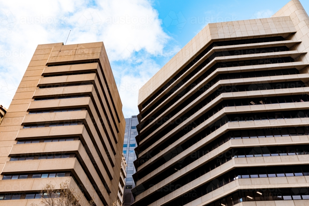 Image of High rise buildings in the Adelaide CBD - Austockphoto