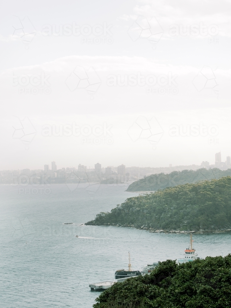 Image of High Vantage View of Sydney Harbour - Austockphoto