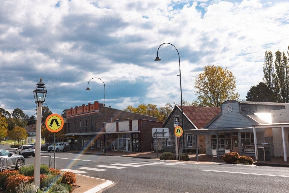 Image of Historic buildings in the main street of Uralla in the NSW Northern Tablelands ...