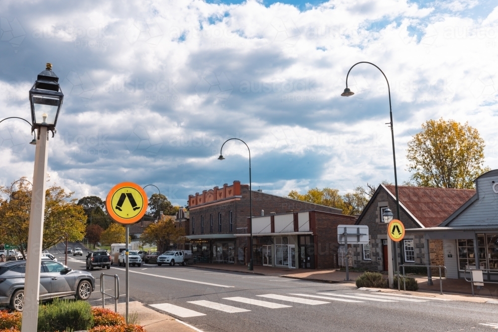 Image of Historic buildings in the main street of Uralla in the NSW ...