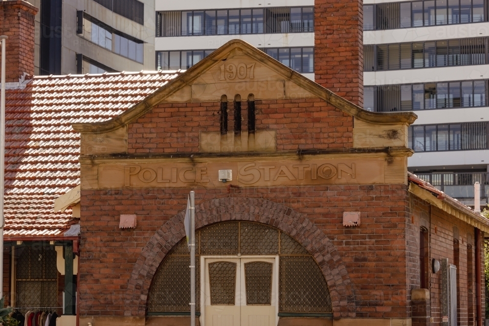 Image of Historic police station in Newcastle city - Austockphoto