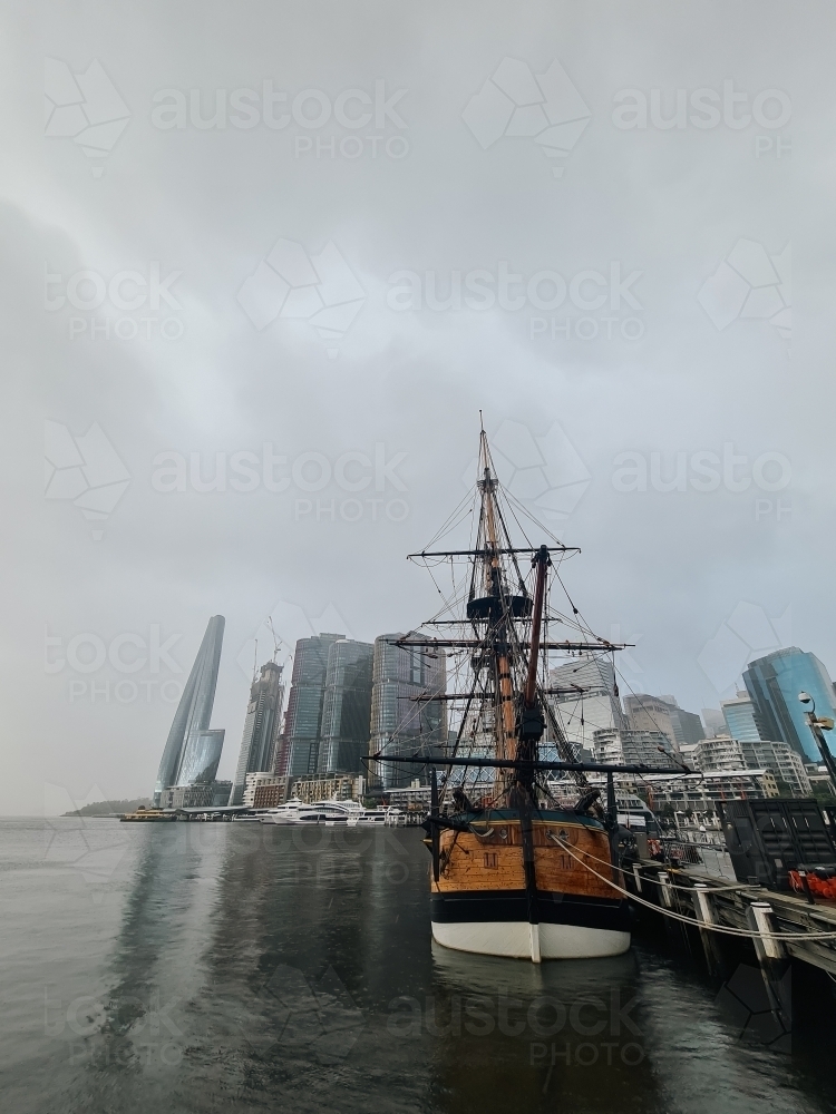 Image of Historical ships docked at the Maritime Museum in Sydney ...