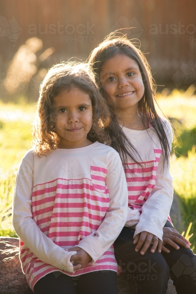 Image of Indigenous Sisters - Austockphoto