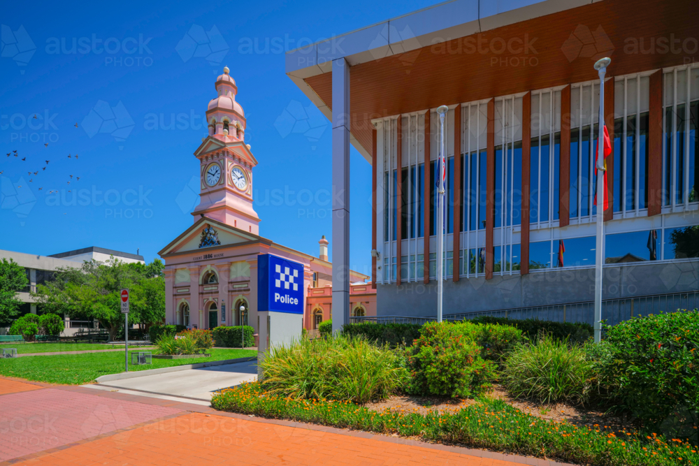 Image of Inverell Court House and Police Station in northern New South ...