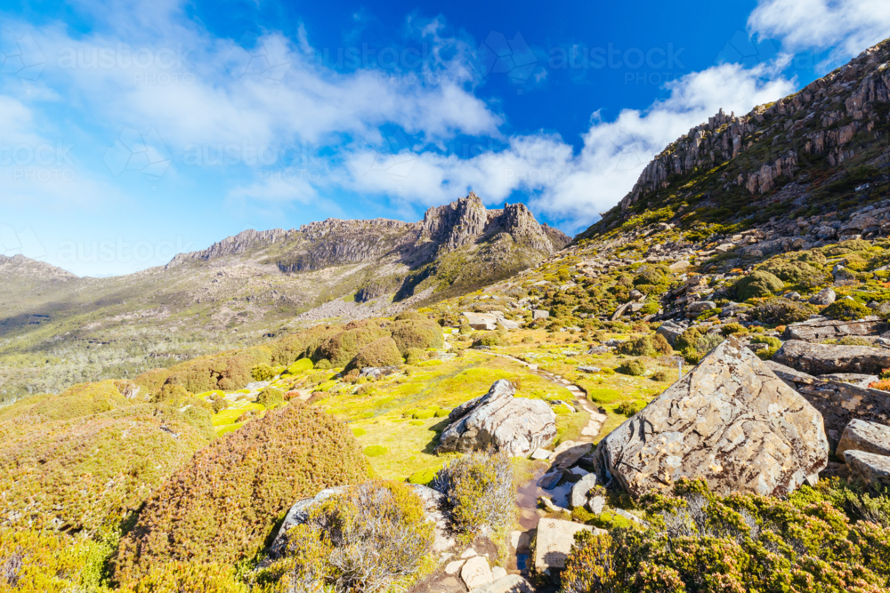 Image of Japanese Gardens and wide landscape views of Mt Ossa and ...