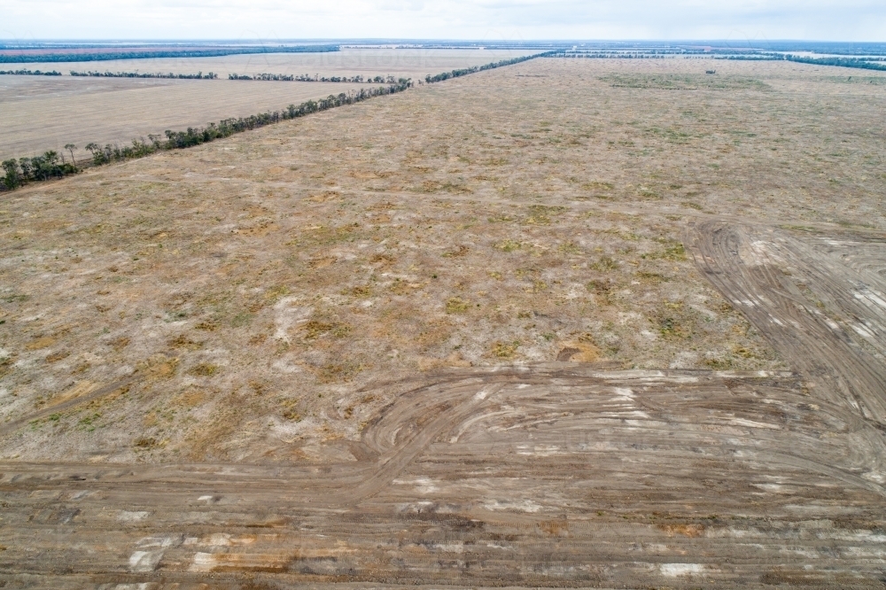 Image of Land getting prepared for farming. - Austockphoto