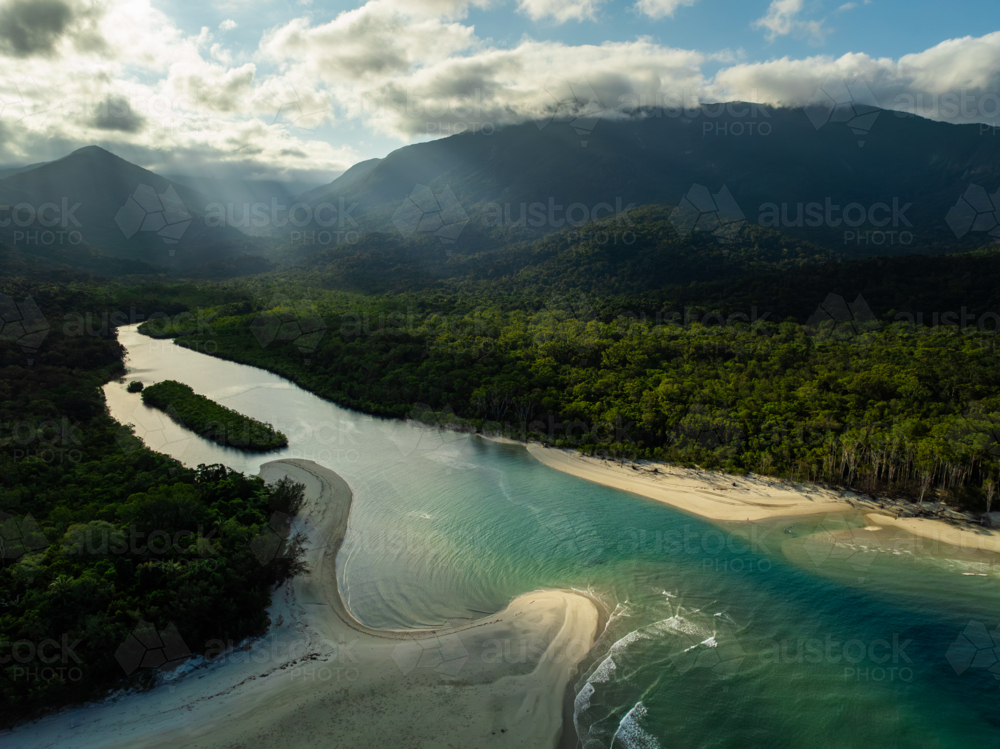 Image of Landscape of the Daintree Coast - Austockphoto