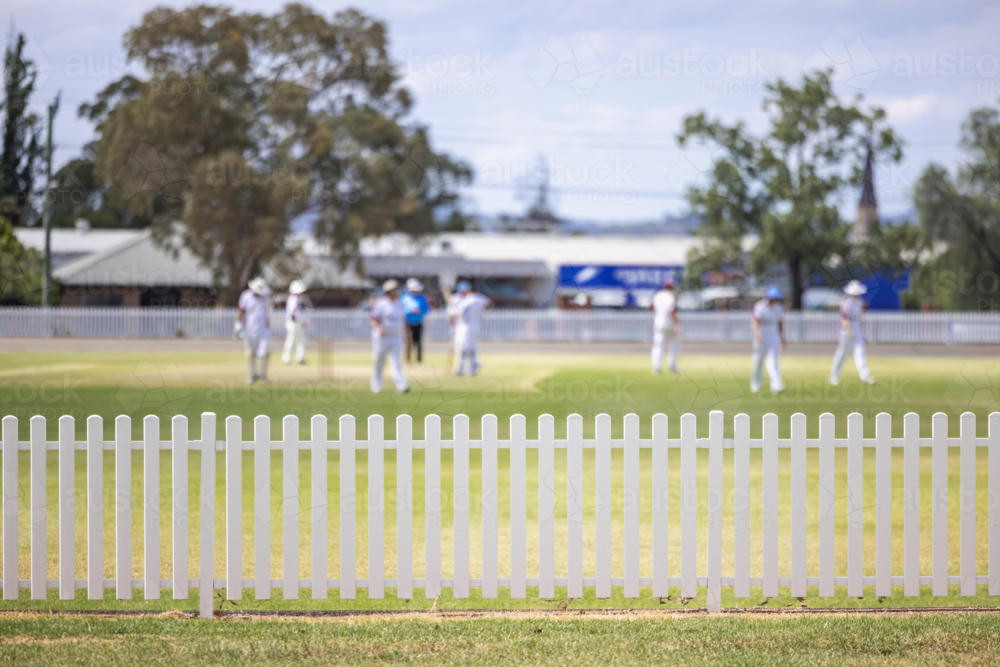 Image of Local cricket match underway in regional New South Wales ...