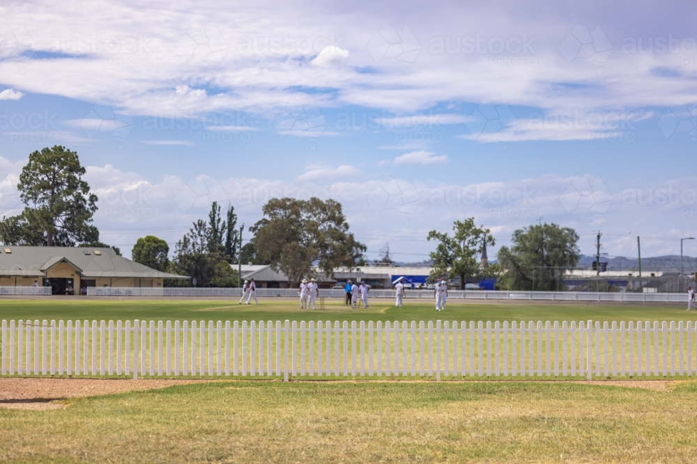 Image of Local cricket match underway in regional New South Wales ...