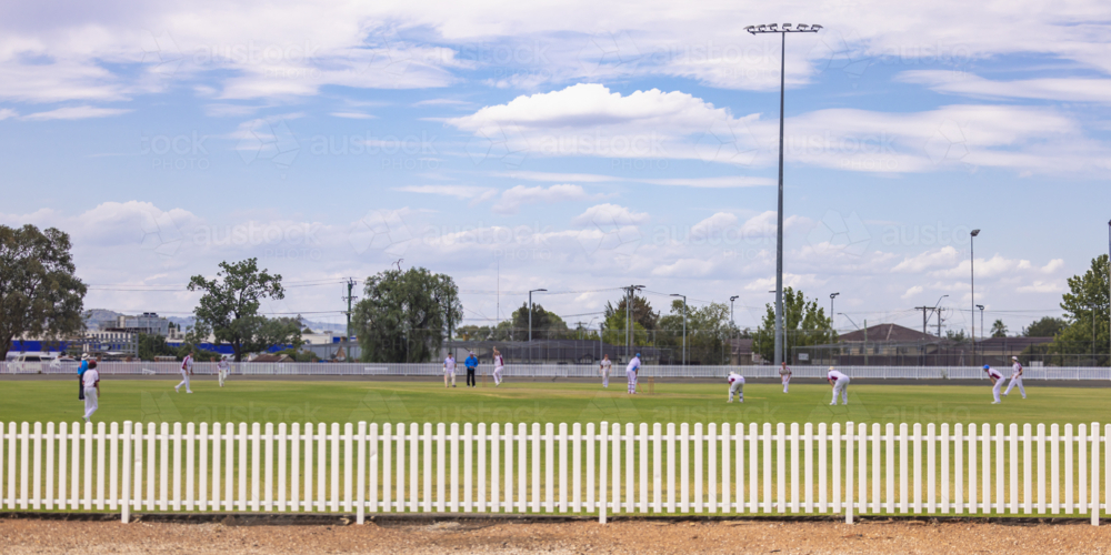 Image of Local cricket match underway in regional New South Wales ...