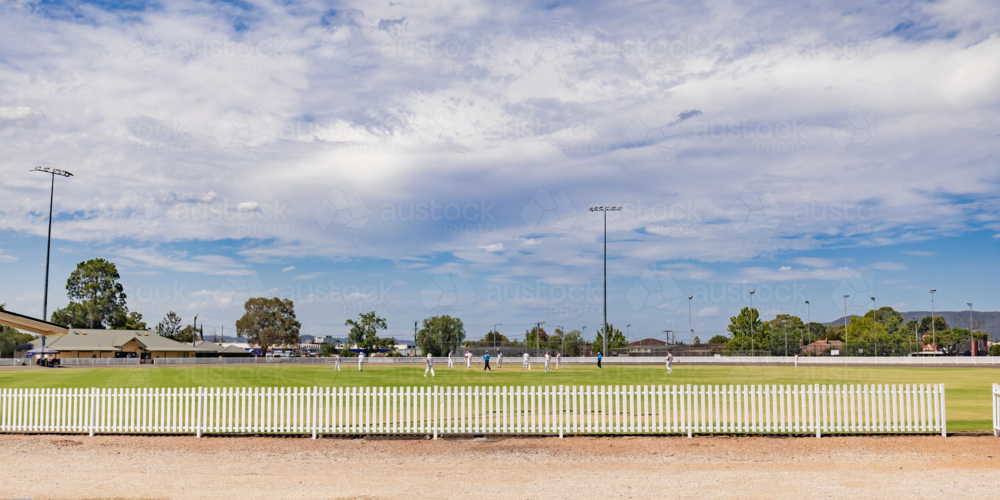 Image of Local cricket match underway in regional New South Wales ...