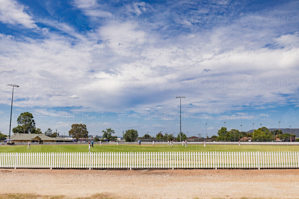 Image of Local cricket match underway in regional New South Wales ...