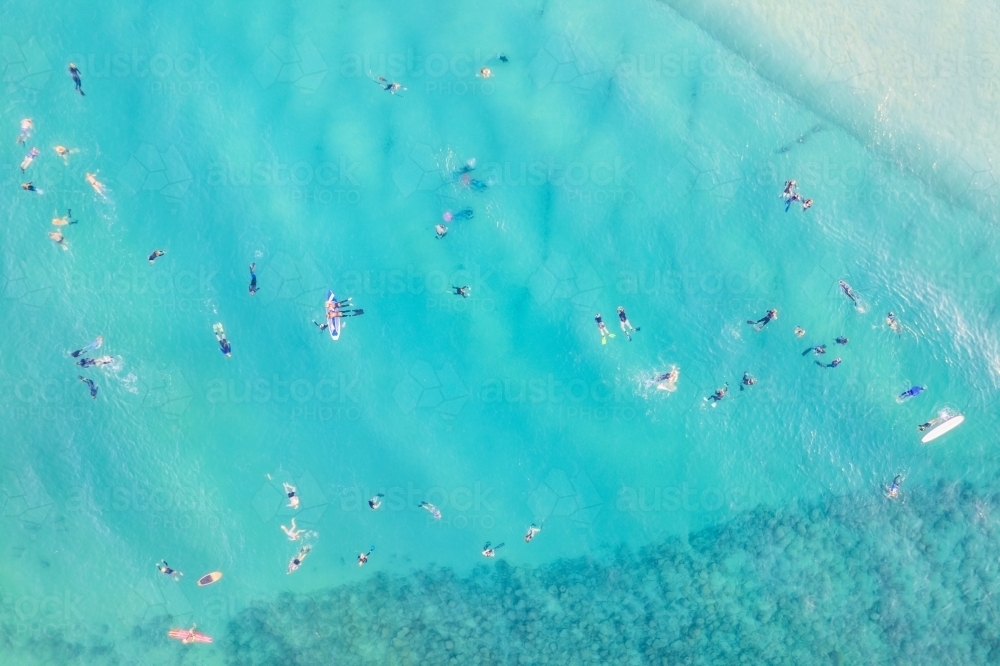 Underwater Looking Down