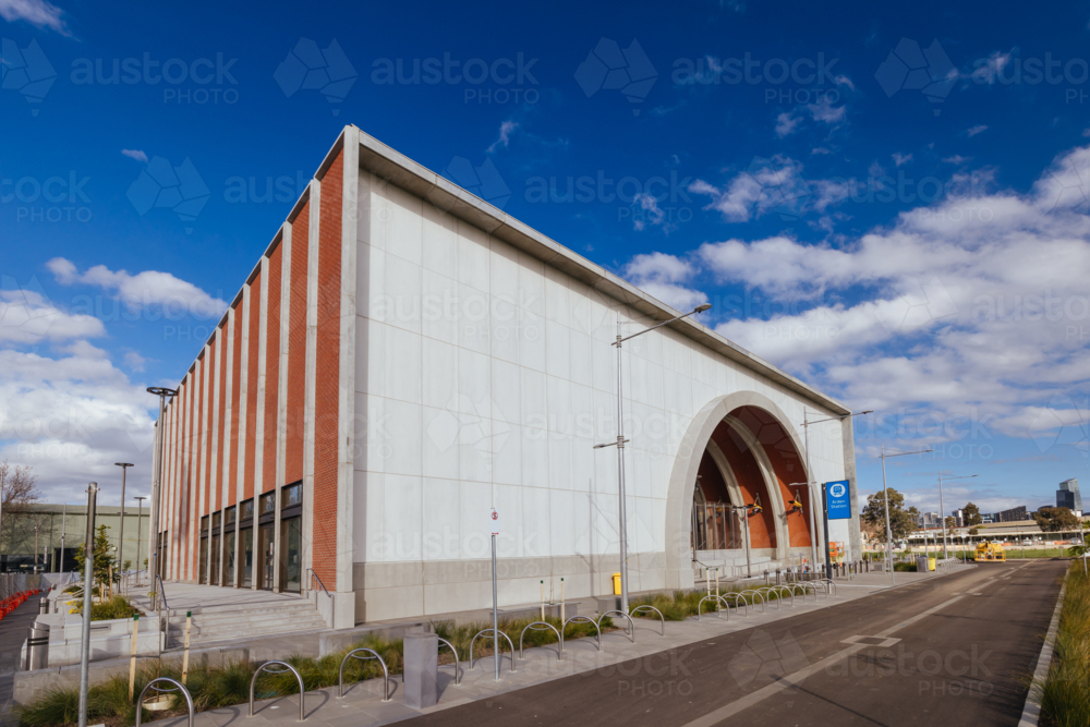 Image of MELBOURNE, AUSTRALIA: Arden Station built as part of the Metro ...