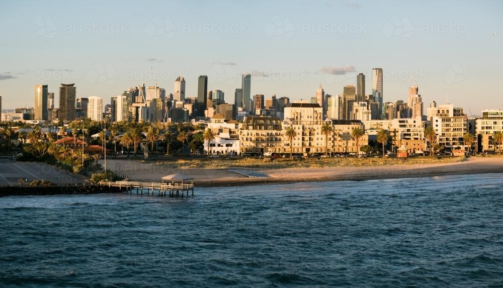 Image of Melbourne From Spirit of Tasmania, Station Pier - Austockphoto
