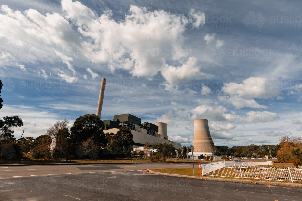 Image of Mount Piper Power Station near Portland NSW - Austockphoto