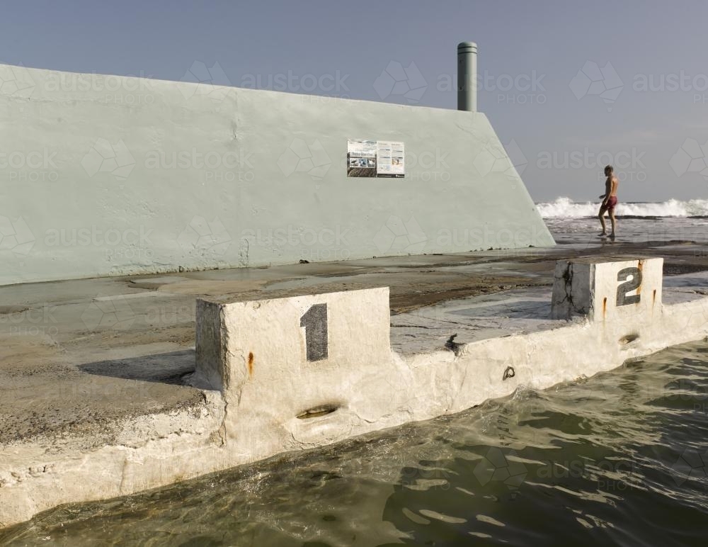 Image of Newcastle Ocean Baths 04 - Austockphoto