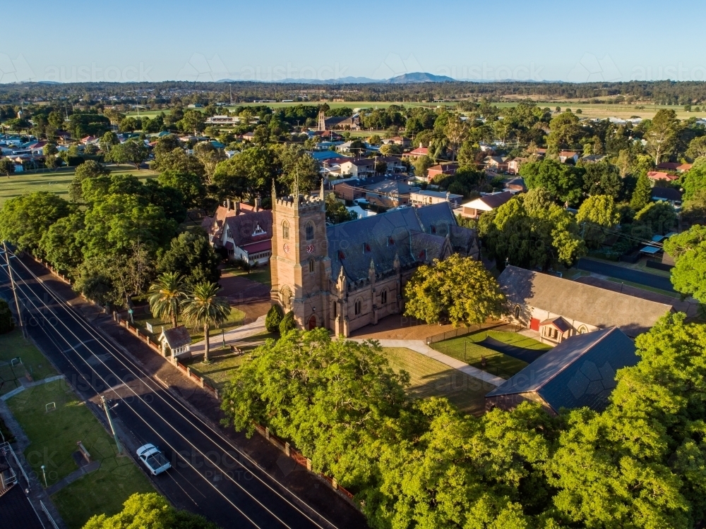Image of Old historic building Anglican church of Australia in ...