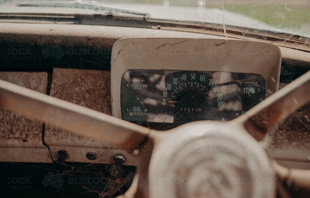 Image of Old rusty farm truck - Austockphoto